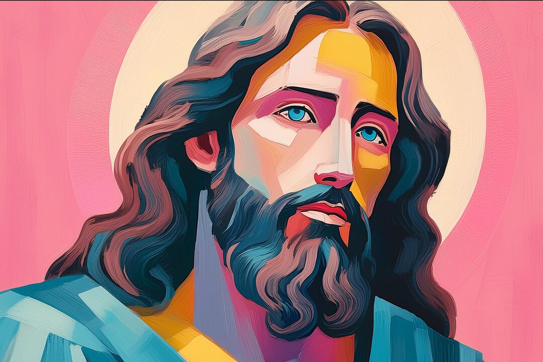Jesus Art, Pastel, Eyes, God, Faith, Light, Savior Poster - Etsy