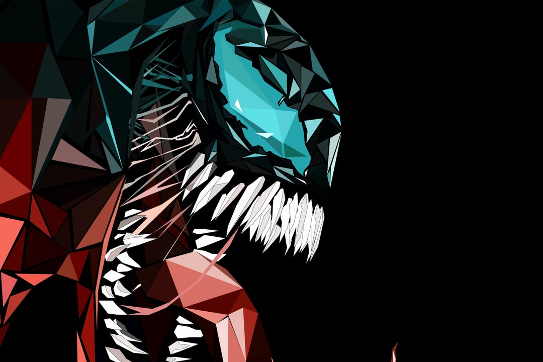 Venom, Abstract Marvel, Cool Art Poster - Etsy
