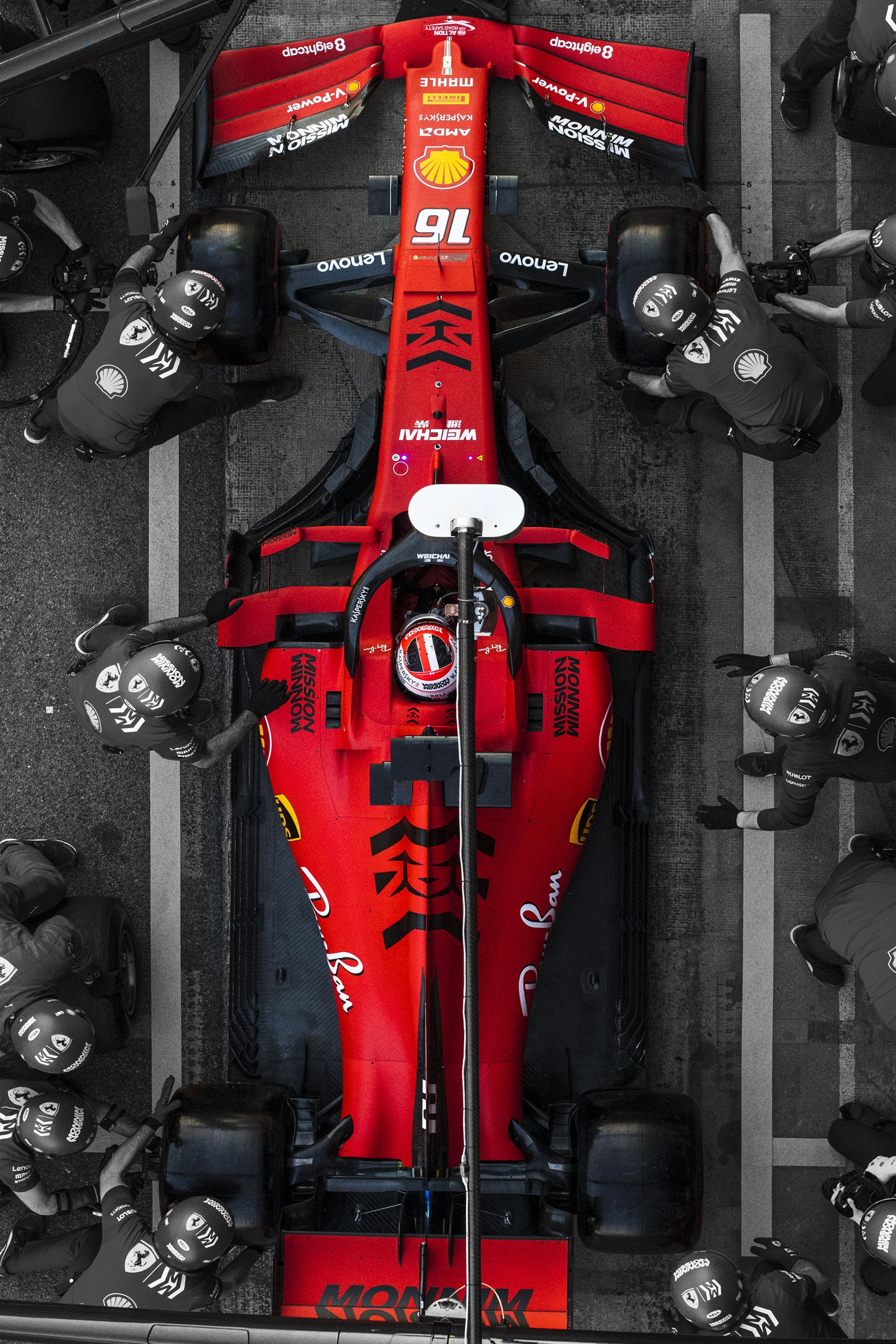 Ferrari, Charles Leclerc, F1, 4K Poster - Etsy