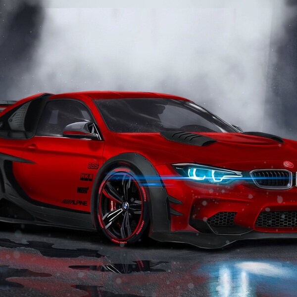 Bmw in 4k Poster - Etsy