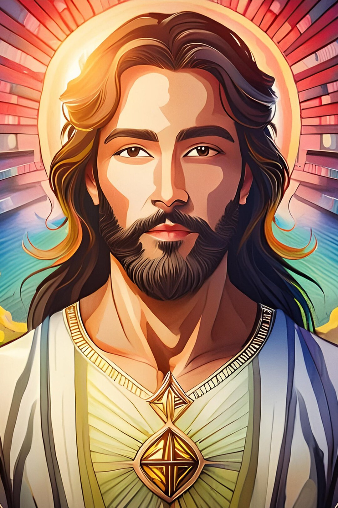 Jesus, Sunlight, Cross, Shining Light Poster - Etsy