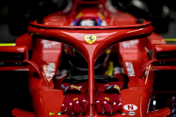 Red Ferrari Gloves Formula 1 F1 Racing 4K 24 x 36 inch | Etsy
