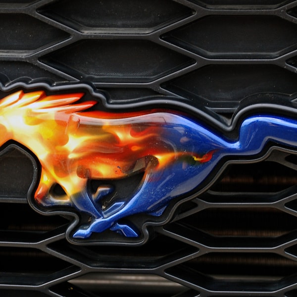 Mustang Grill Emblem - Etsy
