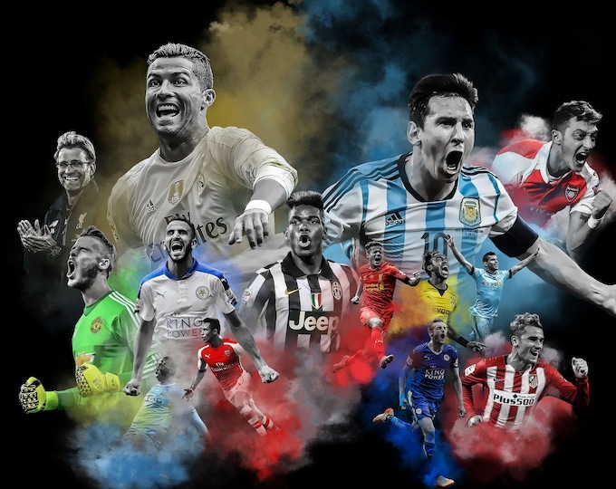 Legends of Football, Soccer Players, Best of the Best, Color in ...