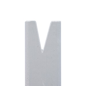 Washing Clothes Line Prop Pole Daisy White Wooden Collapsible Handmade ...