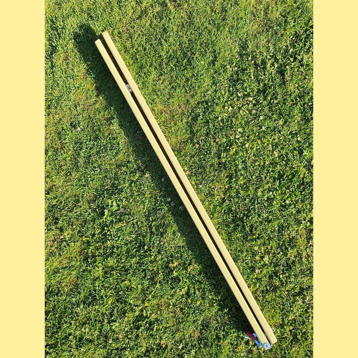 Washing Clothes Line Prop Pole | Lemon Tree Yellow | Wooden ...