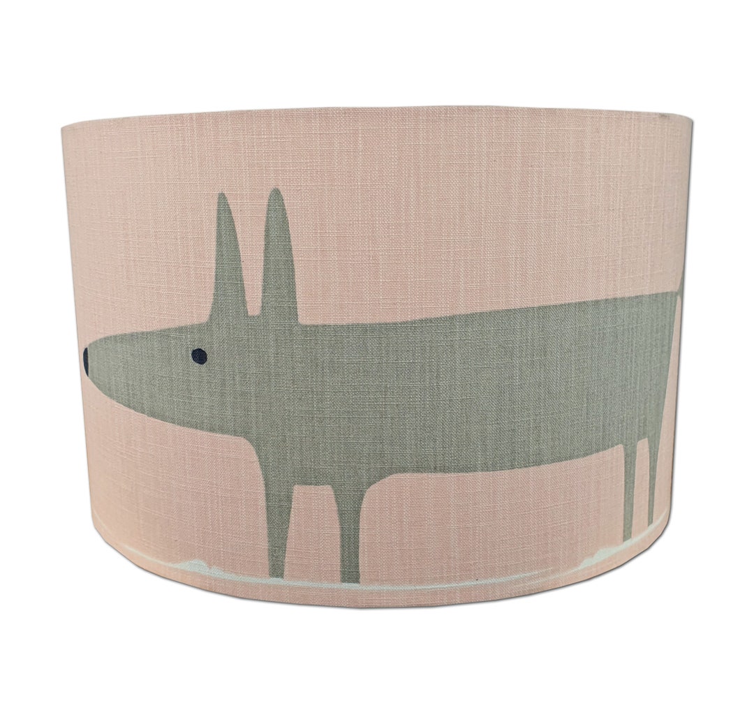 Lampshade in Scion Mr Fox Blush Pink Fabric Handmade Various - Etsy