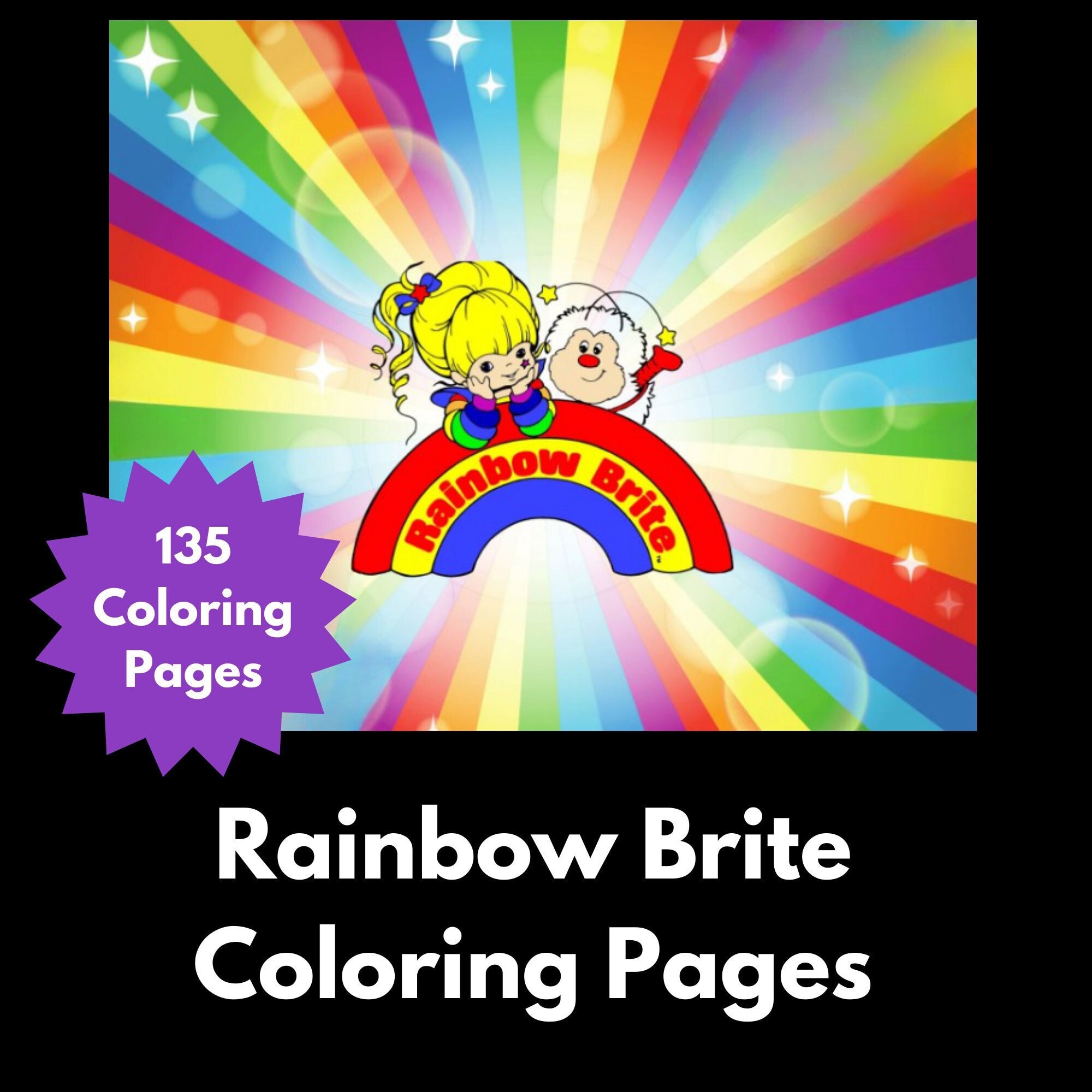 Rainbow Brite Horse Coloring Pages