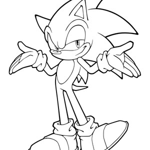 104 Sonic the Hedgehog Coloring Pages- Instant Download - Etsy