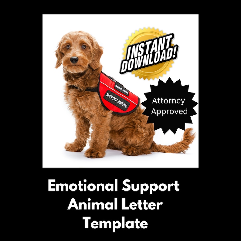 ESA Letter Template for Mental Health Professionals: Attorney Approved ...