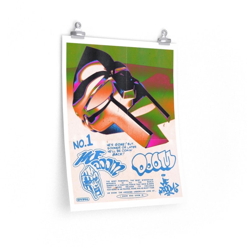 MF DOOM Posters Mm Food Poster / Album Cover Poster Print - Etsy