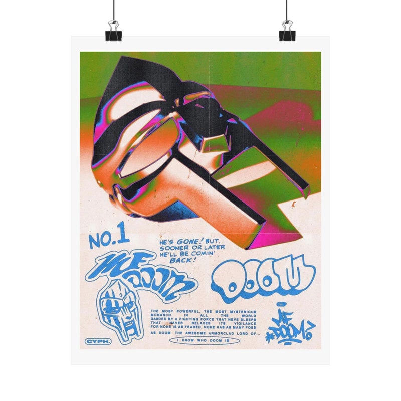 Mf Doom Poster - Etsy