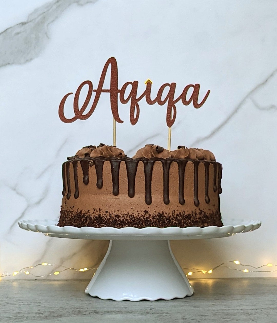 Aqiqa Cake Topper_ Leather Aqiqa Cake Topper_ Leather Cake - Etsy