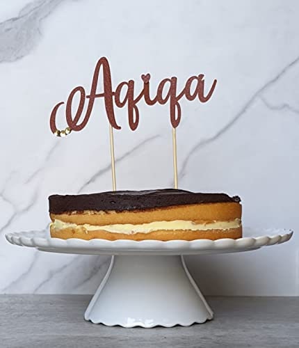 Aqiqa Cake Topper_ Leather Aqiqa Cake Topper_ Leather Cake - Etsy