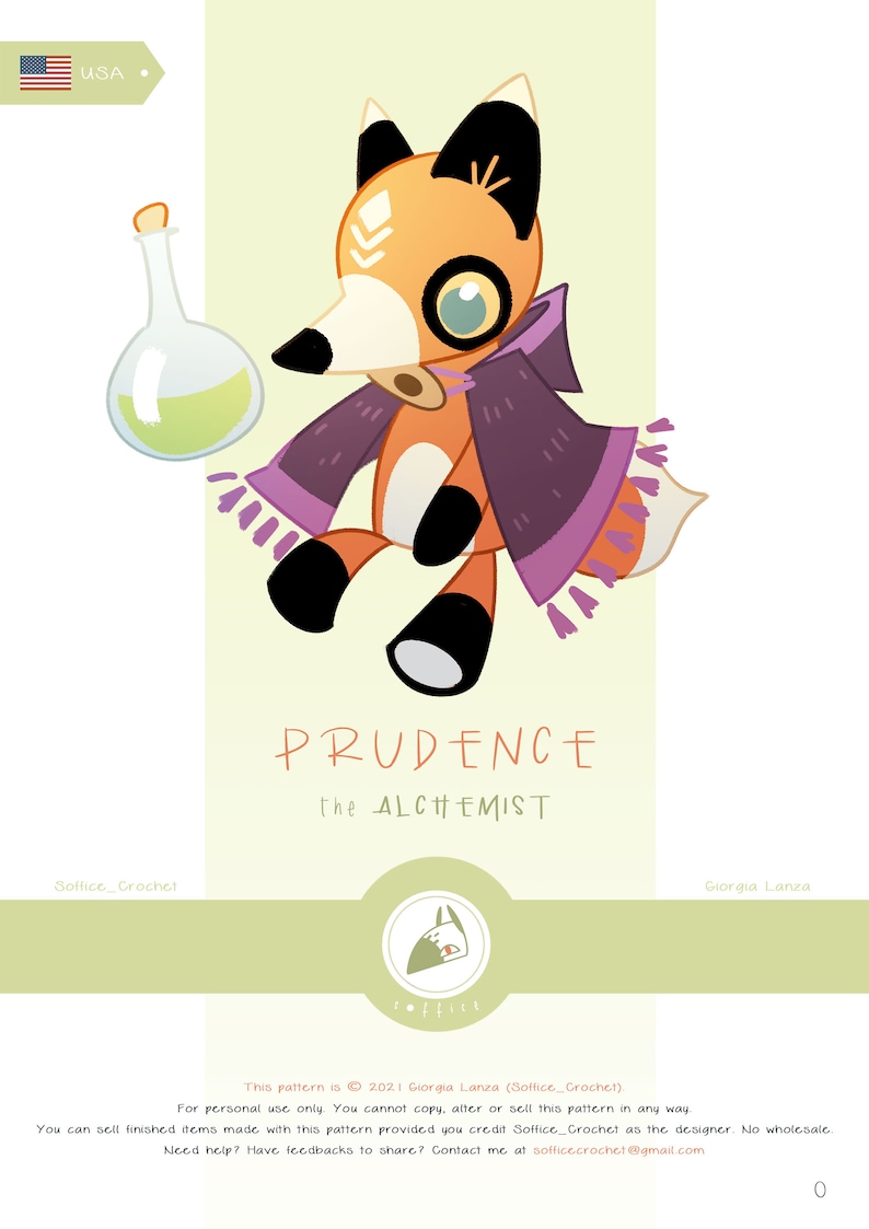 Prudence_the Alchemist Fox | Etsy