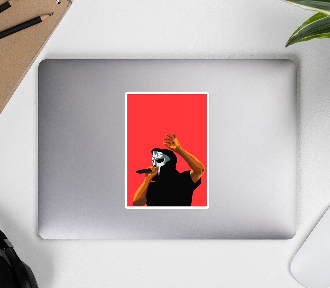 MF DOOM Sticker Red - Etsy