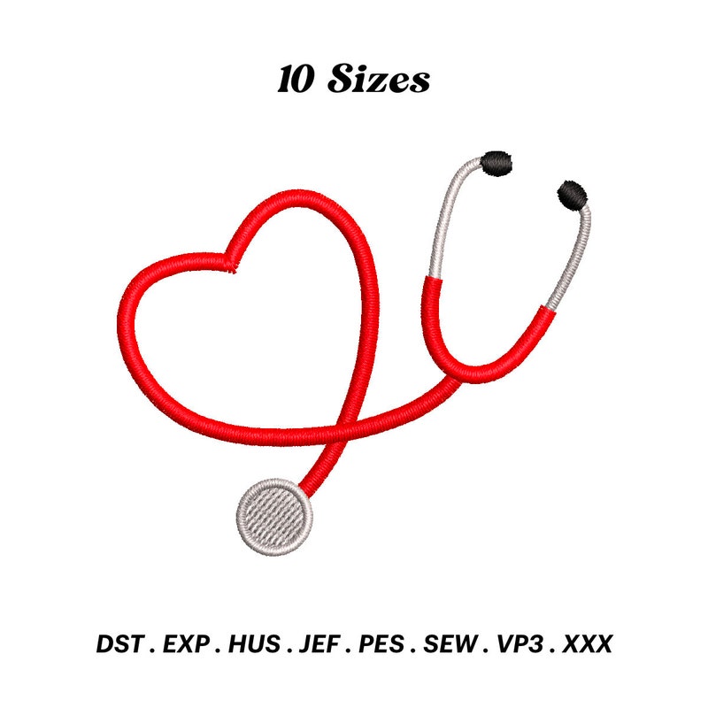 Stethoscope Embroidery Design - Etsy
