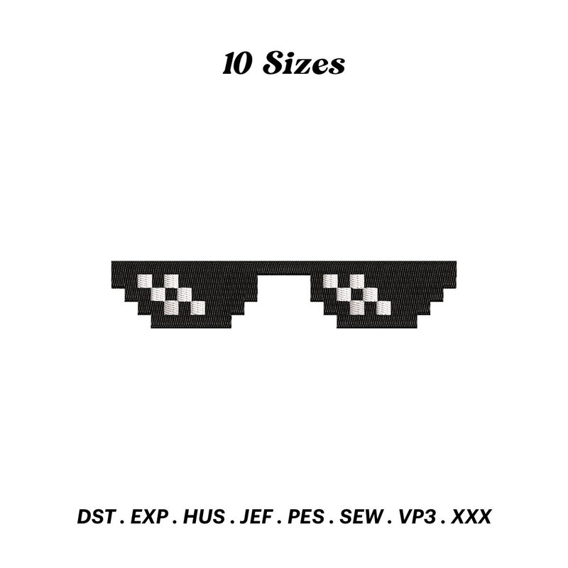 Pixel Glasses - Etsy