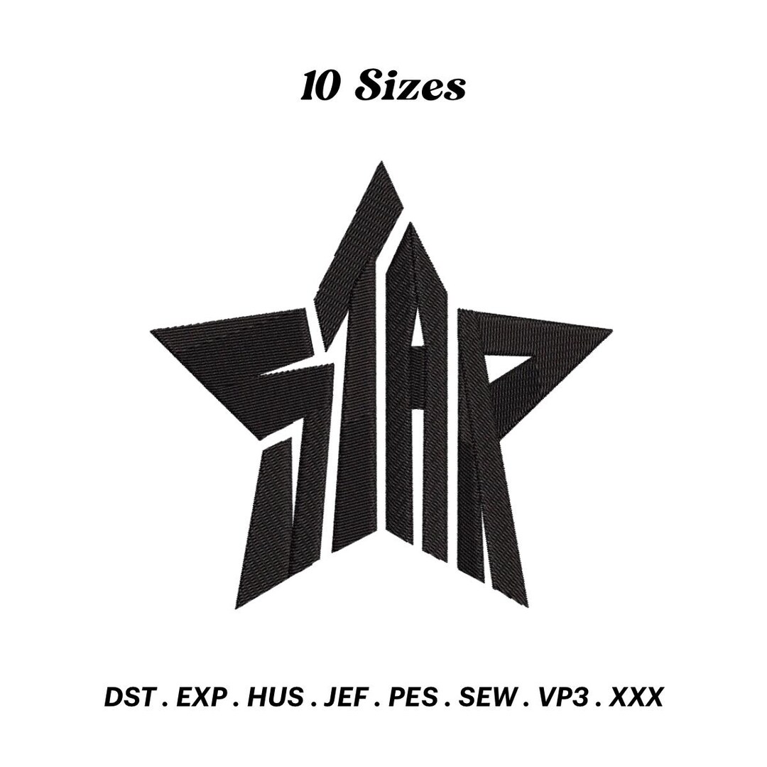 Star Embroidery Design: Sparkles Pattern Machine (digital Download) - Etsy