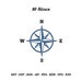 Compass Embroidery Design: Nautical Navigator Pattern (digital Download ...