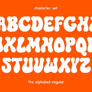 Stay Sunny Font, Groovy Typeface, Handwriting Fonts, Retro Vintage ...