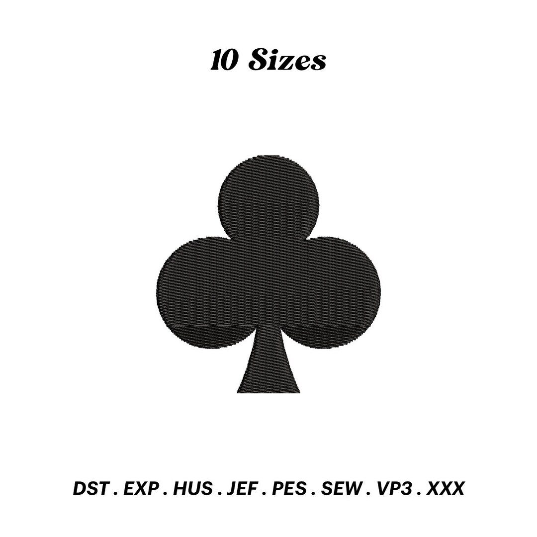 Card Club Icon Embroidery Design, Poker Machine Embroidery Designs ...