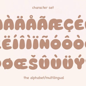 Simply Thick Font: Playful Bubbly Sans Serif (OTF, TTF, SVG) - Etsy