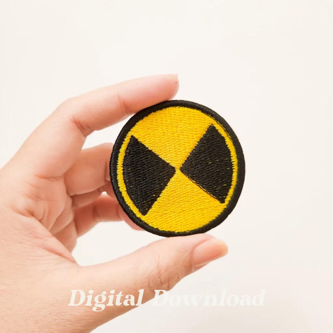 Crash Test Symbol Embroidery Design: Patch Sign (digital Download) - Etsy