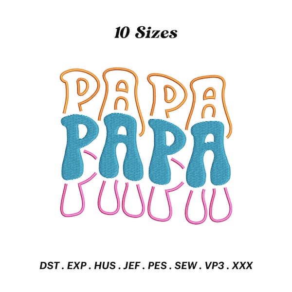 Papa Embroidery - Etsy
