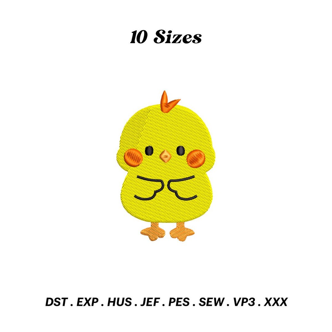 Cute Baby Duck Embroidery Design, Animal Embroidery, Kids Clothes ...