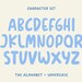 Blue Oasis Handwritten Font, Bubble Typeface, Fun Journaling, Display ...