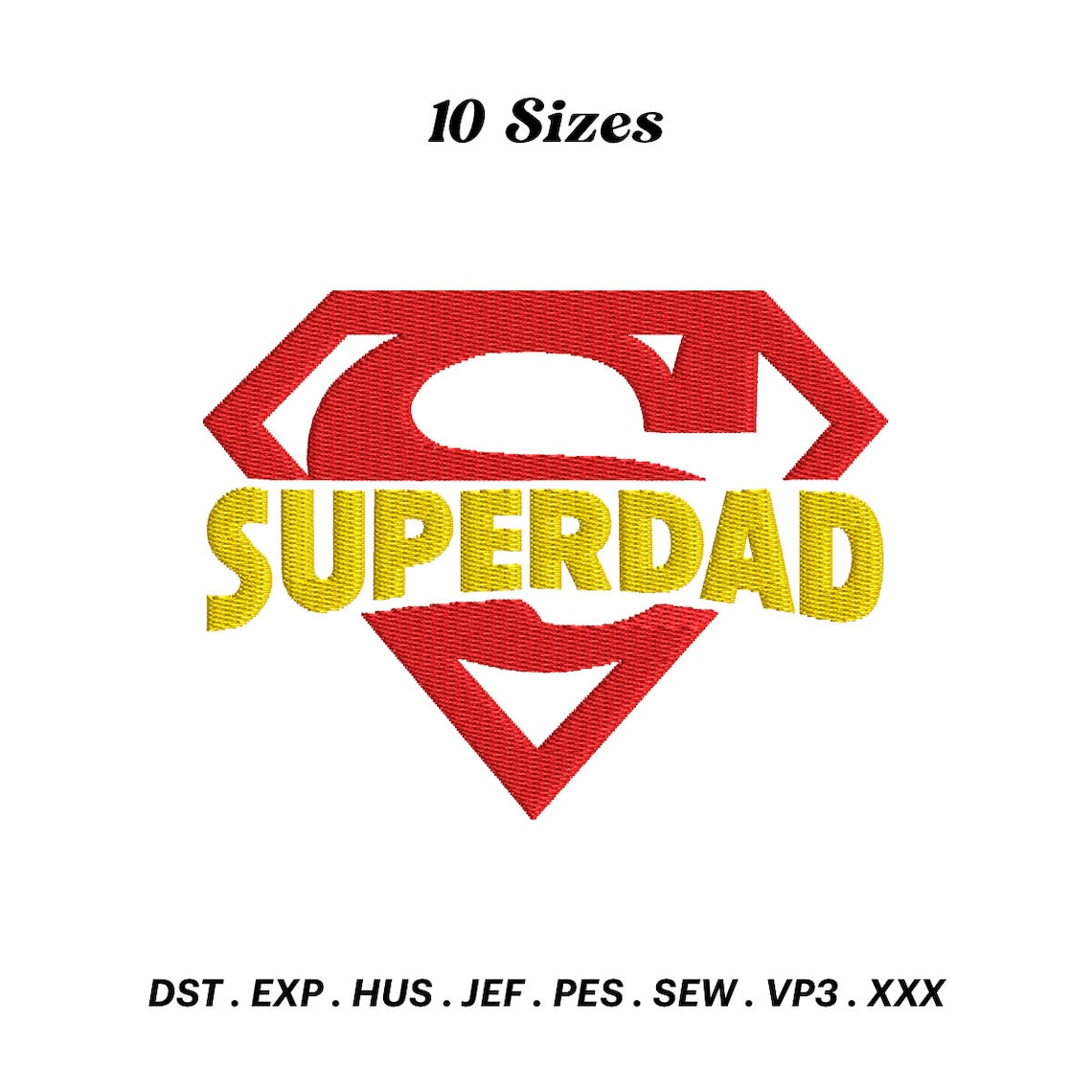 Superdad Embroidery Design, Gift for Dad, Superhero Embroidey, Daddy ...