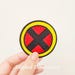 X Symbol Embroidery Design: Superhero Mutant Patch (digital Download ...