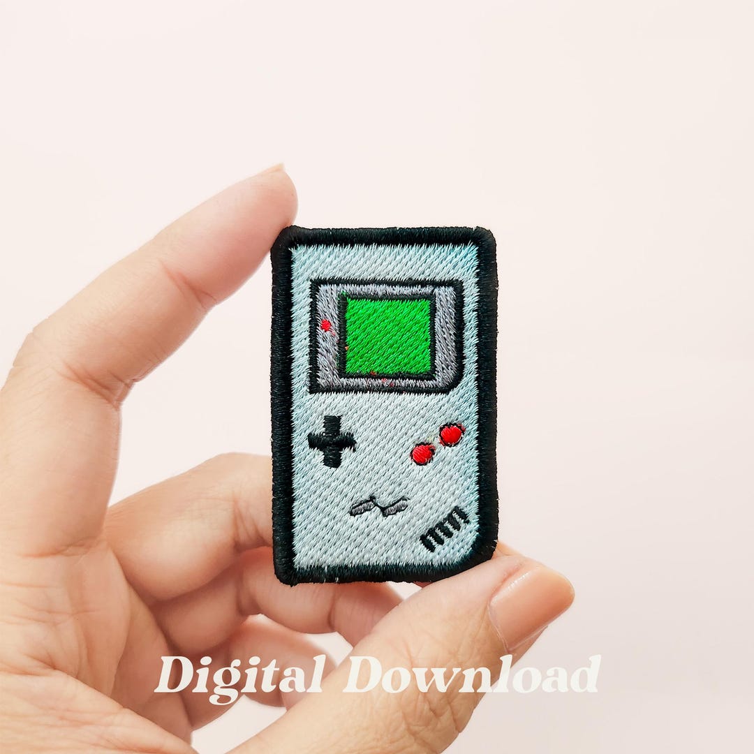 Retro Console Embroidery Design, Cute Embroidery, Gamer Embroidery ...