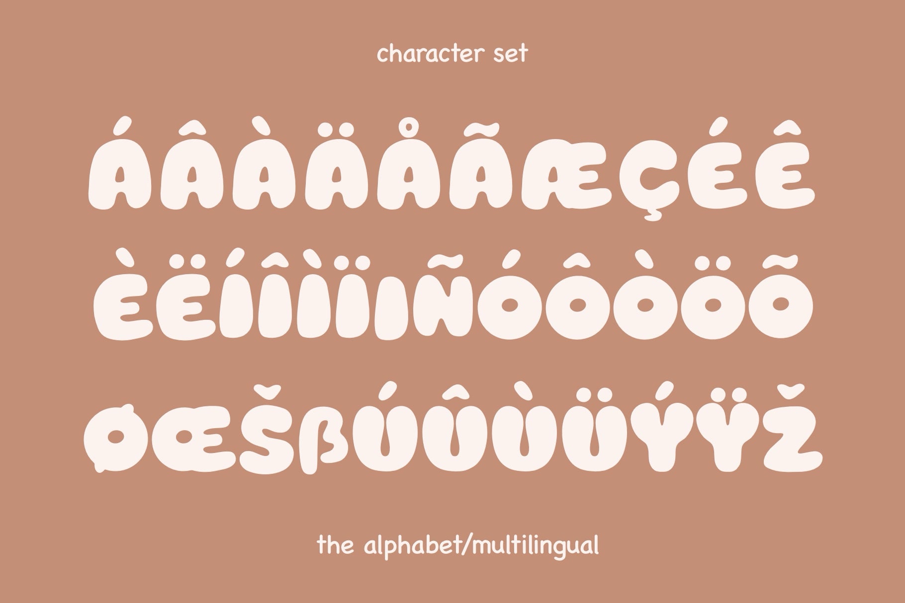 Simply Thick Font: Playful Bubbly Sans Serif (OTF, TTF, SVG) - Etsy