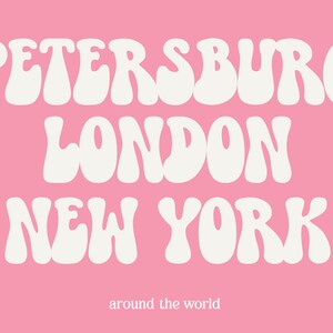 Magic Mess Font, Groovy Font, Sans-serif, Retro Vintage Style, OTF, TTF, SVG, Fonts for Cricut ...