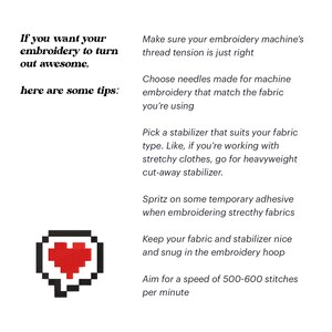 Love Message Pixel Embroidery Design, Pixel Art Heart PES File, Love ...