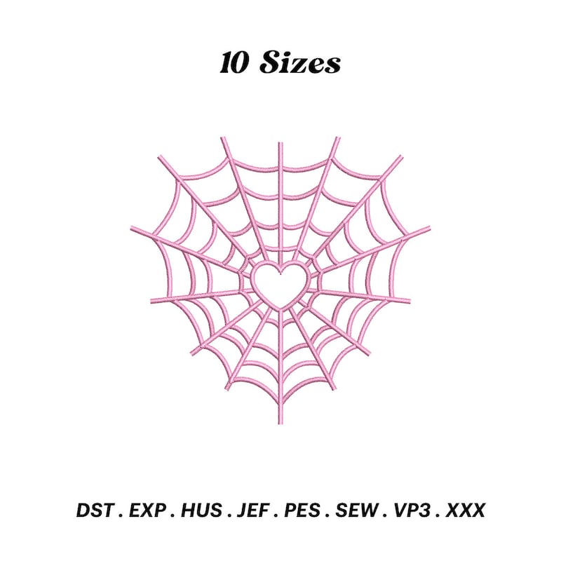 Spider Web Heart - Etsy