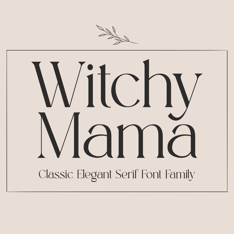 Witchy Mama Font - Etsy