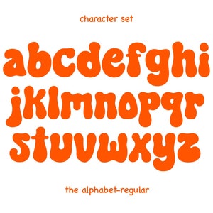 Stay Sunny Font, Groovy Typeface, Handwriting Fonts, Retro Vintage ...