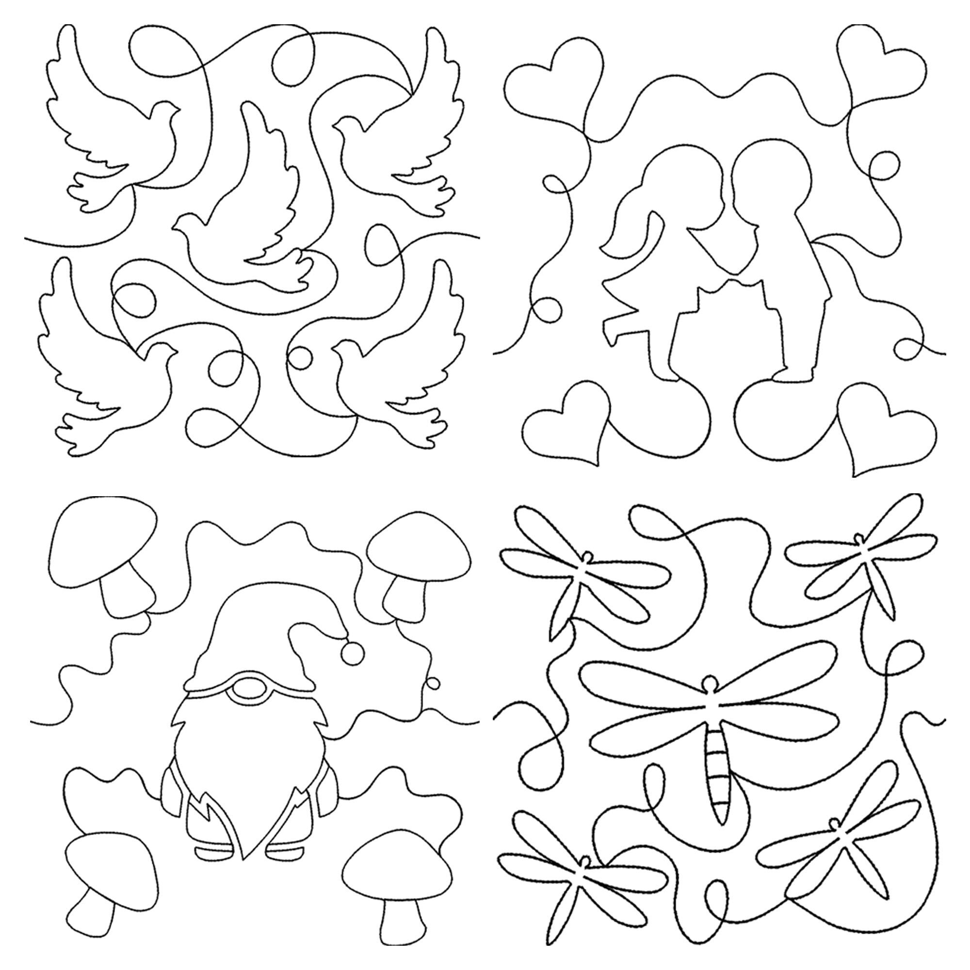 Quilt Embroidery Designs: Mega Bundle Vol. 1 (digital Download) - Etsy