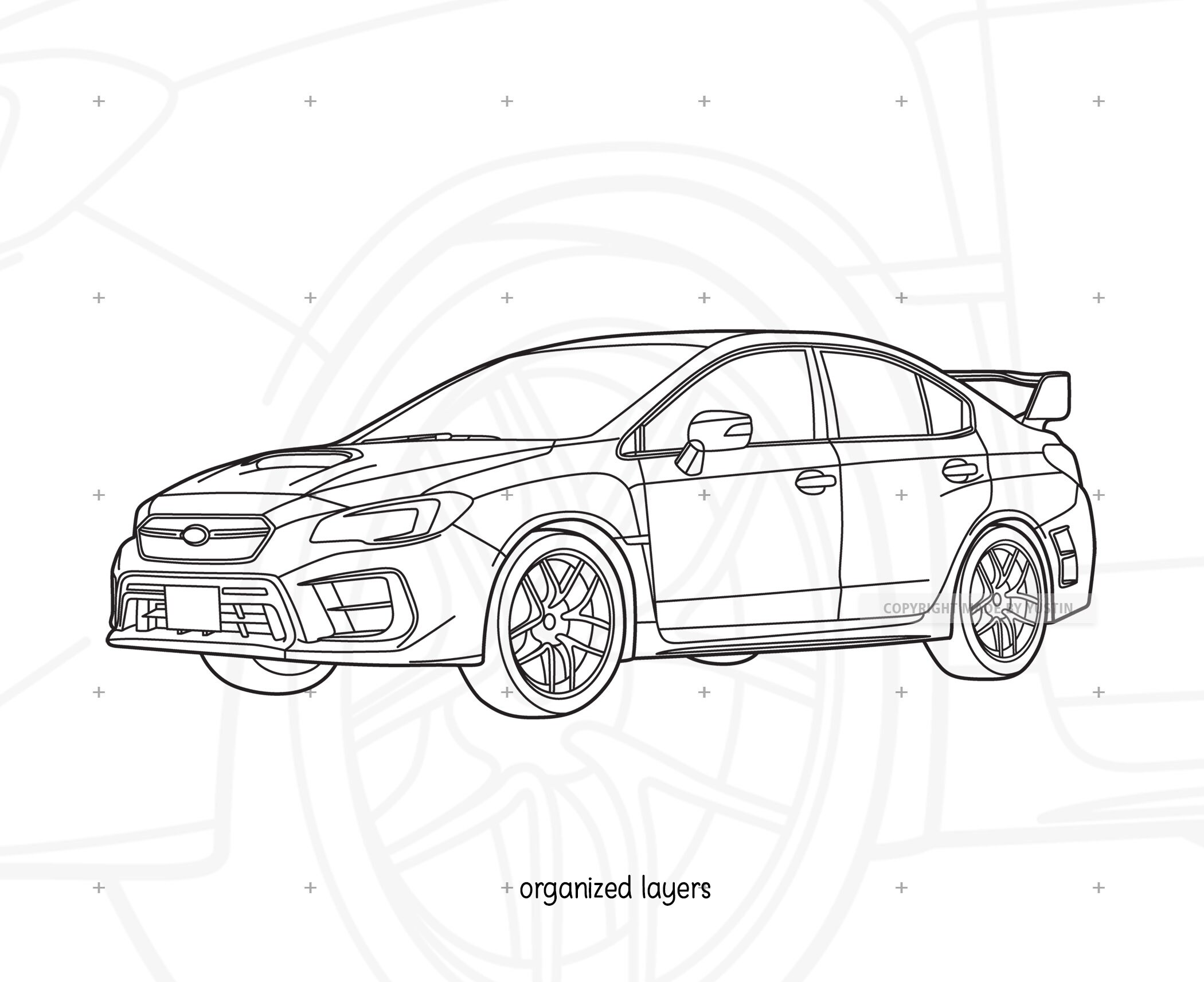 Card Making & Stationery Car svg eps png jpg Acura NSX svg Illustration ...