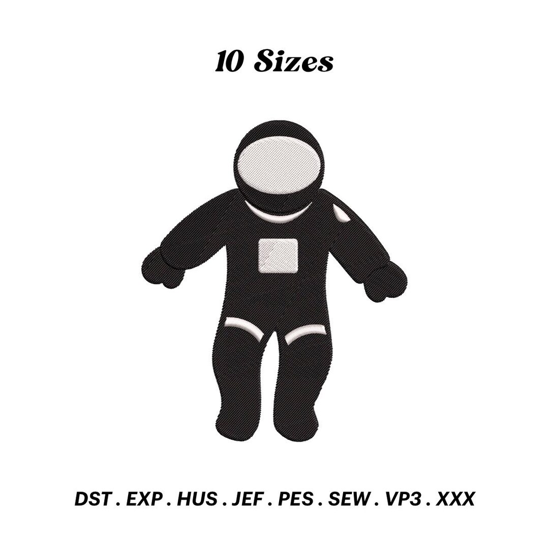 Astronaut Embroidery Design, Galaxy Pattern Embroidery, Space Astronaut ...