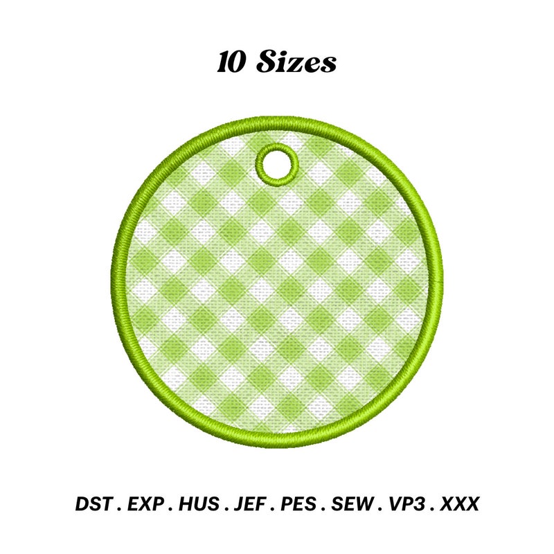 Round Bag Tag Design - Etsy