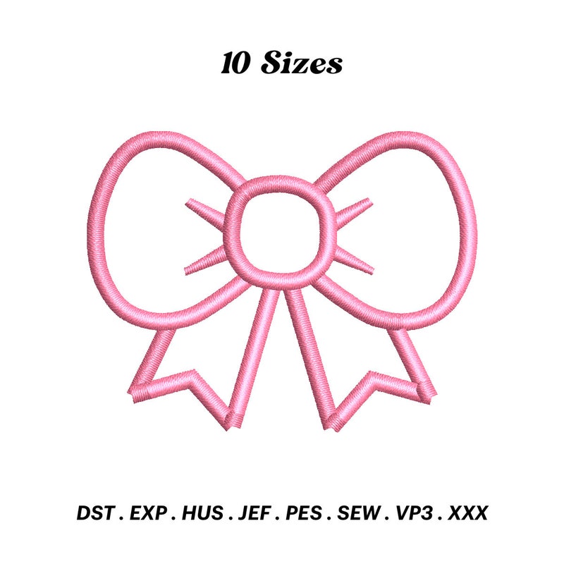 Bows and Clothes Embroidery - Etsy