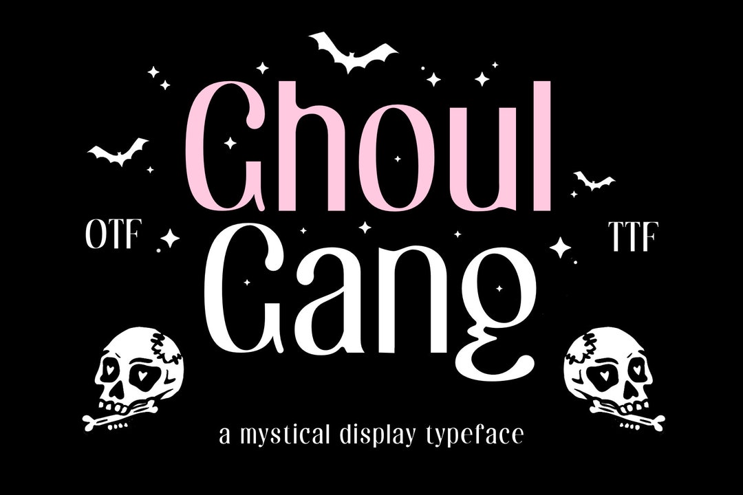 Ghoul Gang - Horror Modern Font, Luxury Font, Versatile Font, Clean ...