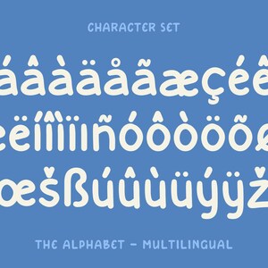 Blue Oasis - Handwritten Font, Bubble Typeface, Fun Journaling, Display ...