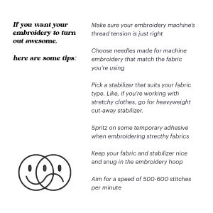 Happy or Sad Face Embroidery Design, Smiley Embroidery Designs, Emoji ...