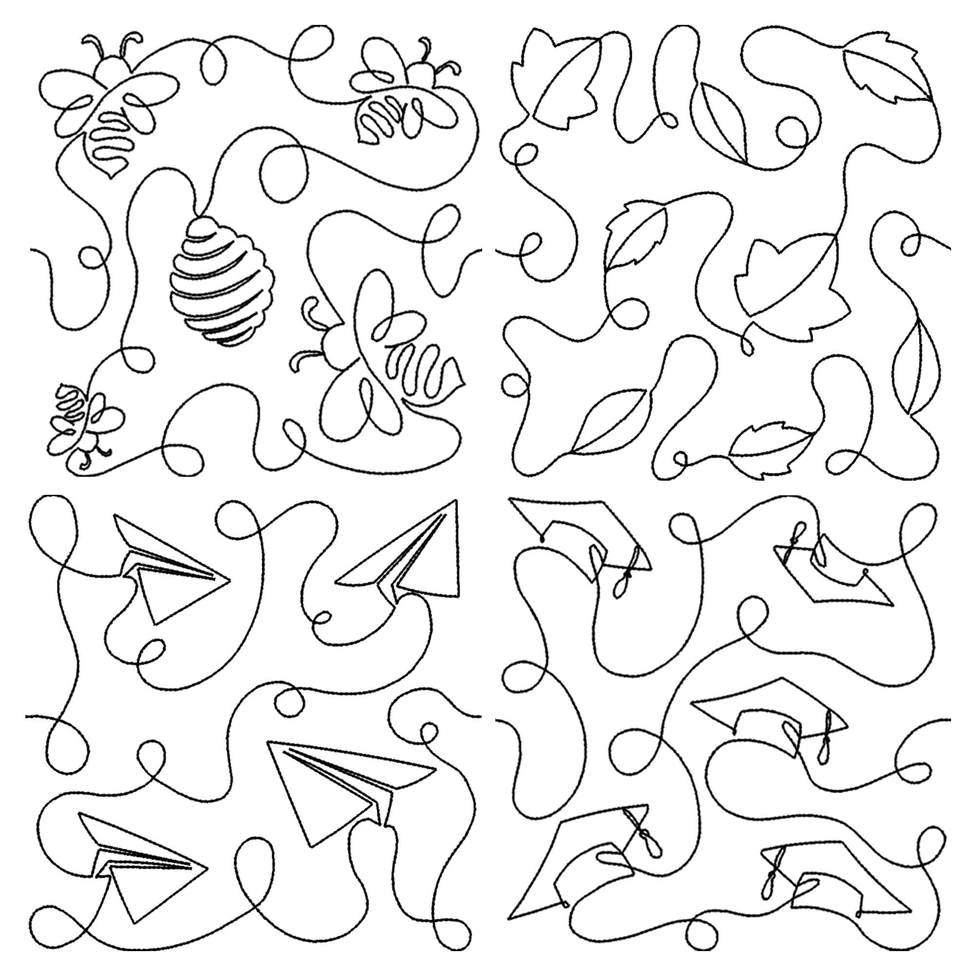Quilt Embroidery Designs: Mega Bundle Vol. 1 (digital Download) - Etsy