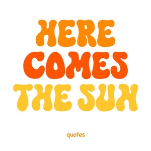 Stay Sunny Font, Groovy Typeface, Handwriting Fonts, Retro Vintage ...